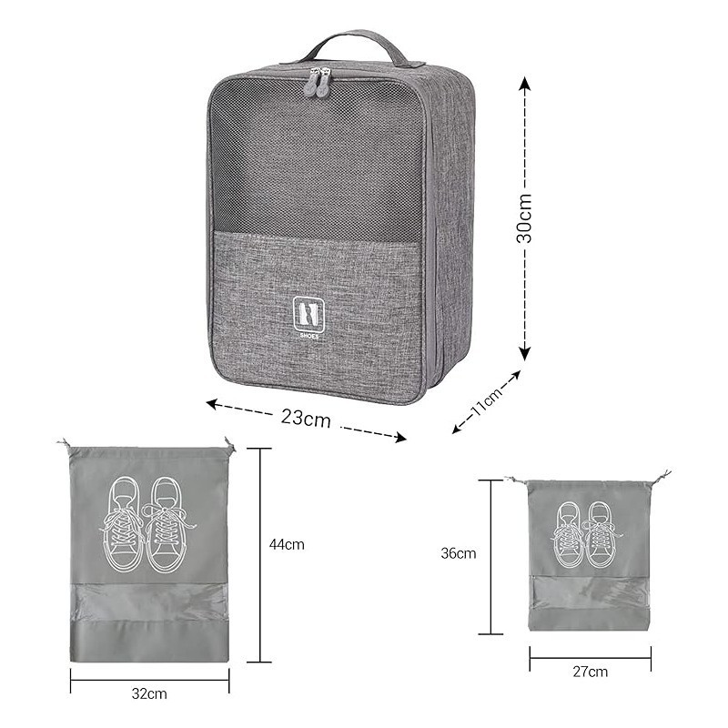 Apavu soma ceļojumiem maciņš apaviem uz kofera apavu organizators
